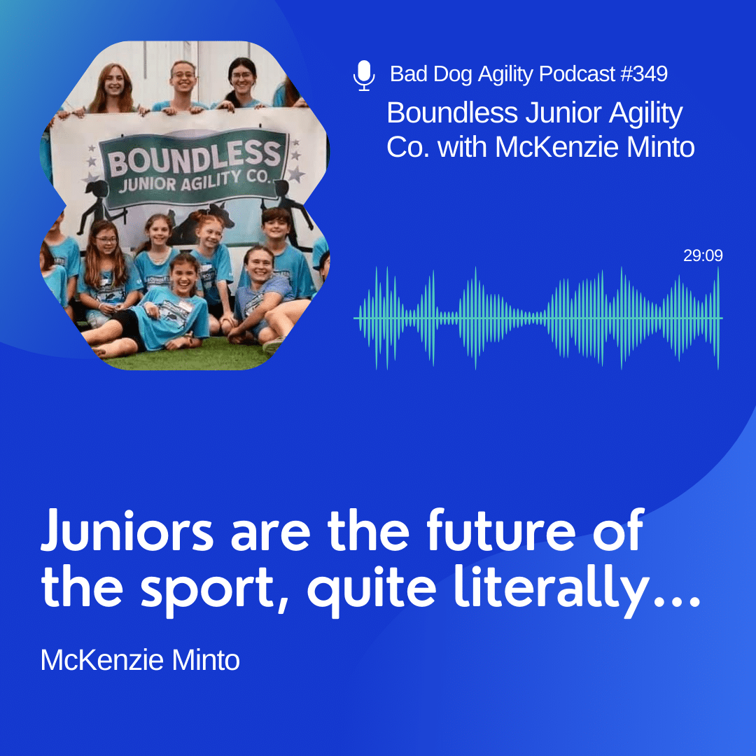 Episode 349: Boundless Junior Agility Co. with McKenzie Minto - Bad Dog ...
